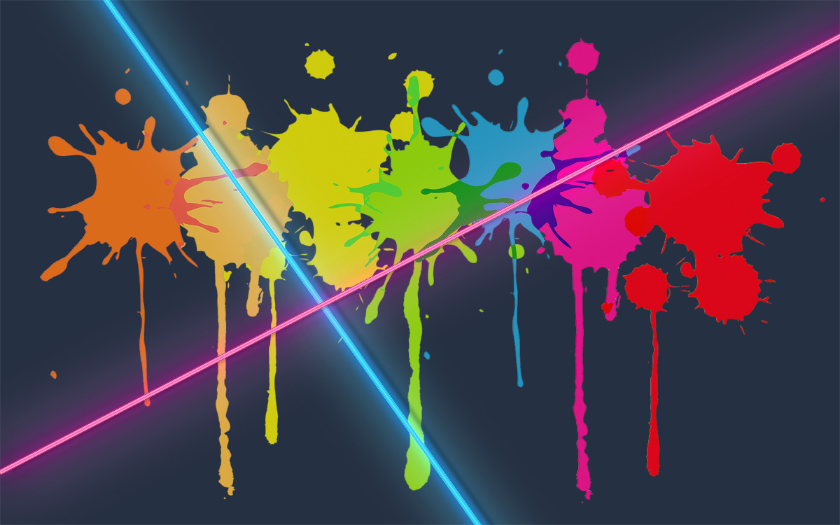 laser-splatter-background - Lasertag und Paintball unter einem Dach